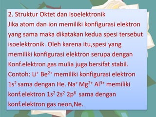 Lambang lewis dan struktur oktet | PPT