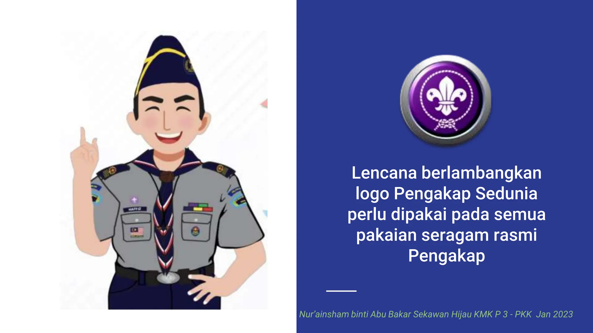 Lambang Pengakap Dunia - Nur’ainsham .pptx