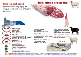 Lamb cuts hilal group | PDF