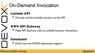A quick introduction to AWS Lambda | PPT