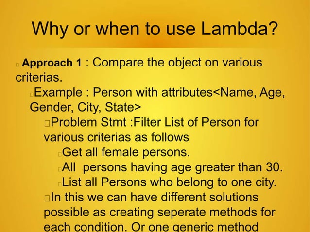 Lambda Expression | PPTX