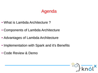 Lambda Architecture with Spark | PPT
