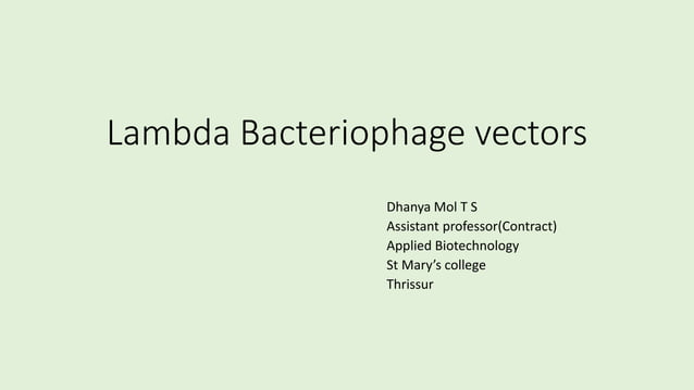 lambda bacteriophage.pptx