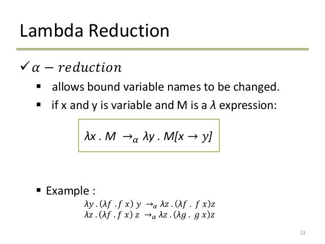 Lambda Calculus