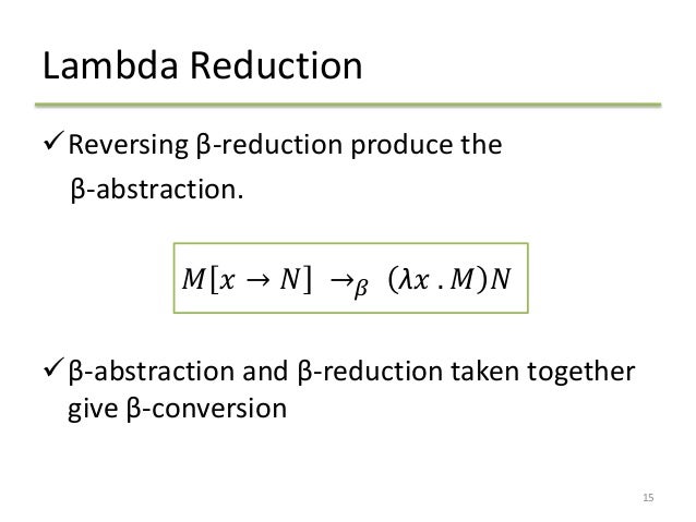 Lambda Calculus