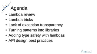 Lambda Chops - Recipes for Simpler, More Expressive Code | ODP | Programming Languages | Computing