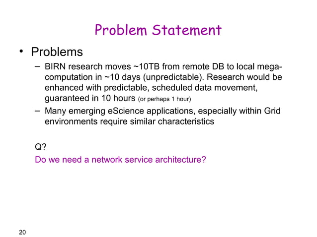 Lambda Data Grid: An Agile Optical Platform for Grid Computing and Data-intensive Applications ...