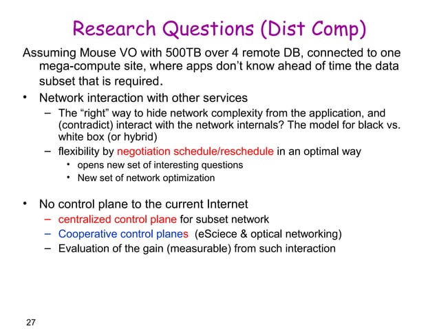 Lambda Data Grid: An Agile Optical Platform for Grid Computing and Data-intensive Applications ...