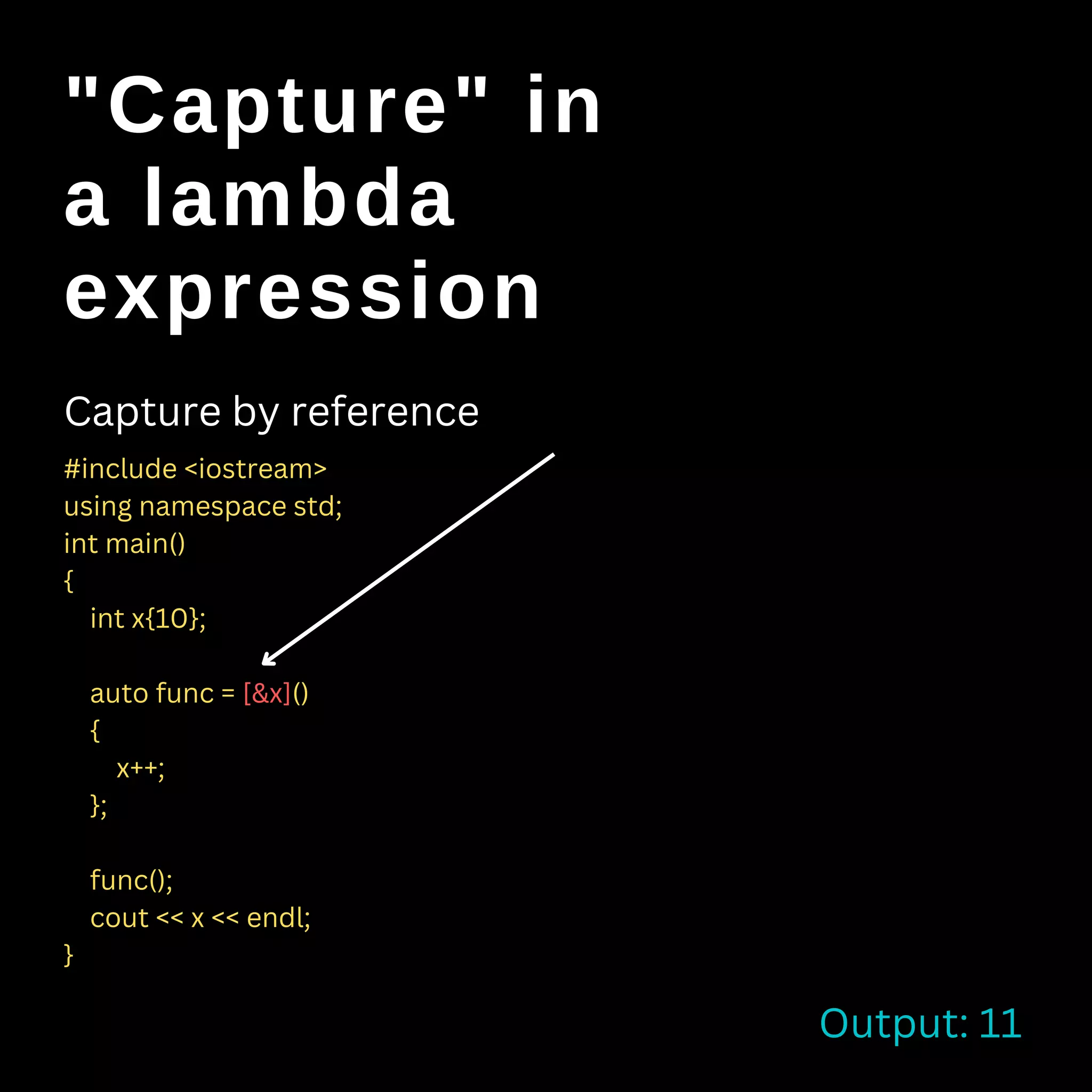 "Capture" in lambda expression. | PDF