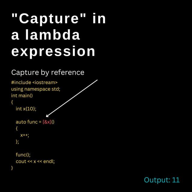 "Capture" in lambda expression. | PDF