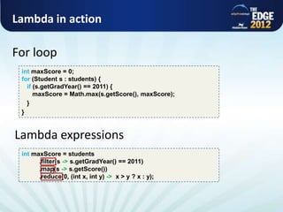 Lambda expressions | PPTX