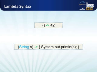 Lambda expressions | PPTX