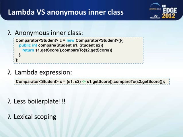 Lambda expressions | PPTX