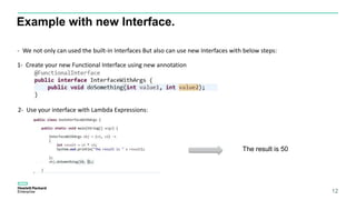 Lambda expressions java8 - yousry | PPTX