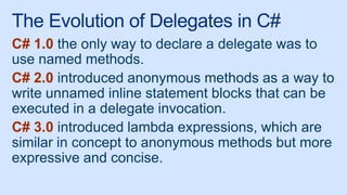 Lambda Expressions in C# From Beginner To Expert - Jaliya Udagedara | PPTX