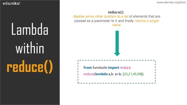What Is Python Lambda Function Python Tutorial Edureka