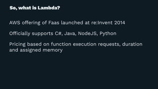 AWS Lambda Deep Dive | PDF