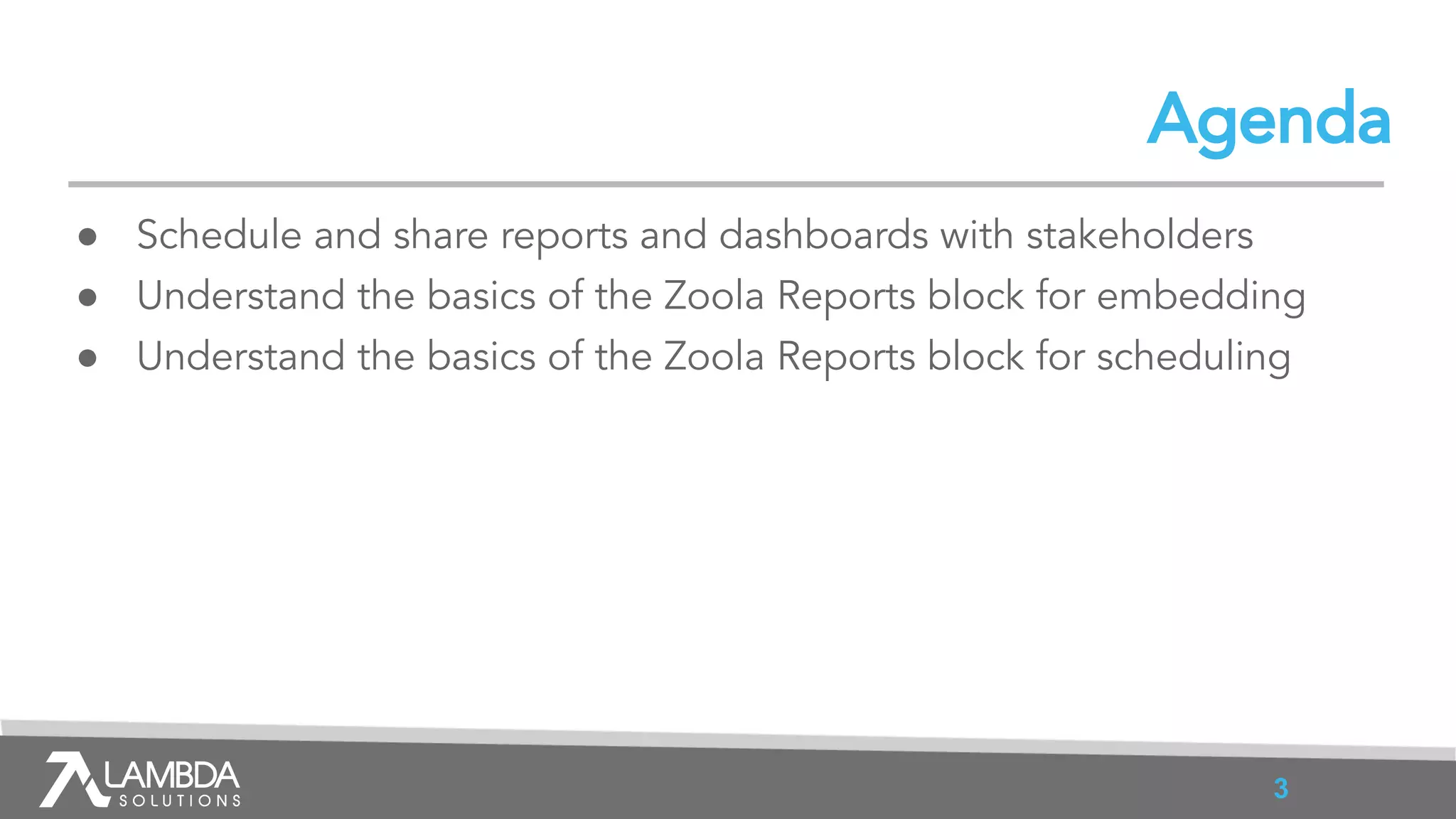 Lambda Lab: Zoola Analytics - How to Embed and Schedule Reports and ...