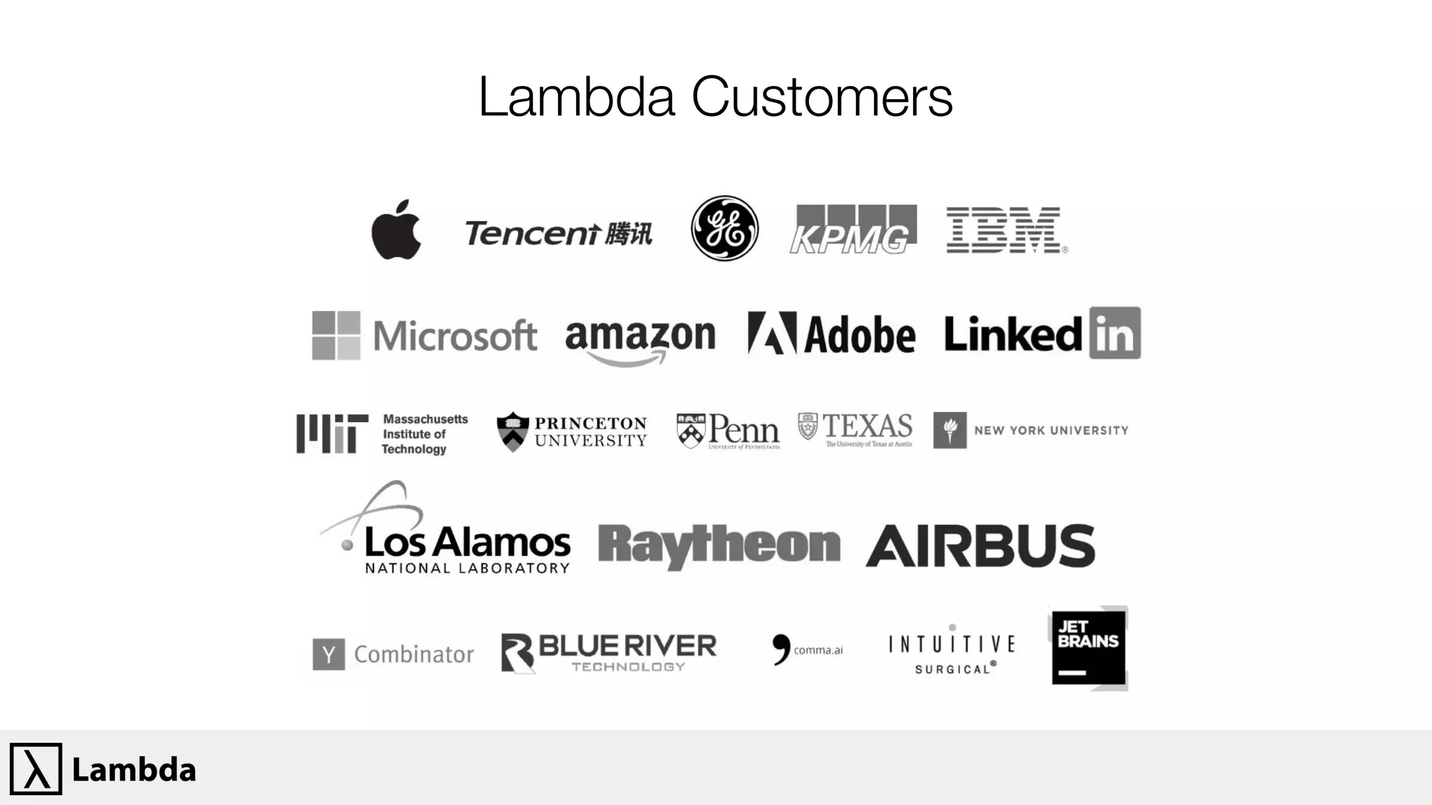 Lambda - Building On-prem GPU Training Infrastructure | PPT