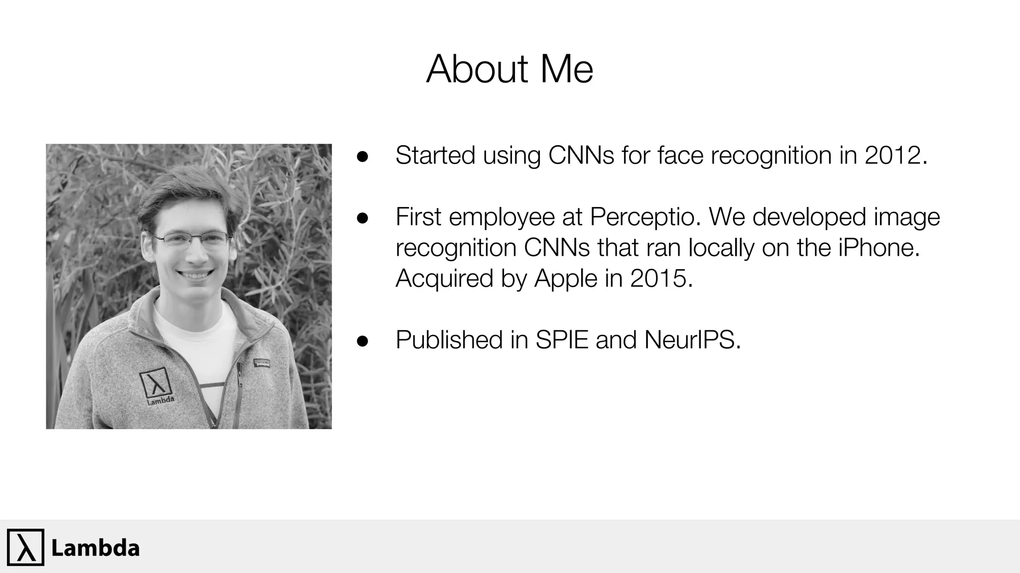 Lambda - Building On-prem GPU Training Infrastructure | PPT