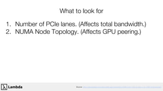 Lambda - Building On-prem GPU Training Infrastructure | PPT