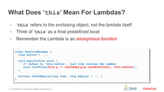 Lambdas and-streams-s ritter-v3 | PPTX