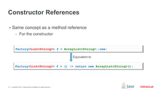 Lambdas and-streams-s ritter-v3 | PPTX