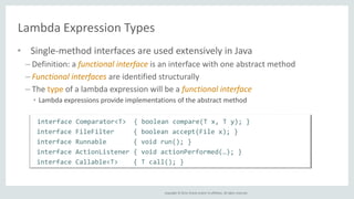 Lambdas : Beyond The Basics | PPT