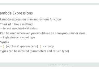 Lambdas And Streams Hands On Lab | PDF | Programming Languages | Computing