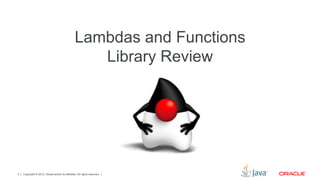 Lambdas And Streams Hands On Lab, JavaOne 2014 | PPT
