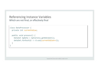 Lambdas and Streams in Java SE 8: Making Bulk Operations simple - Simon Ritter | PPT
