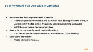 Accelerating Serverless Performance with AWS Lambda SnapStart | PPTX | Cloud Computing | Internet