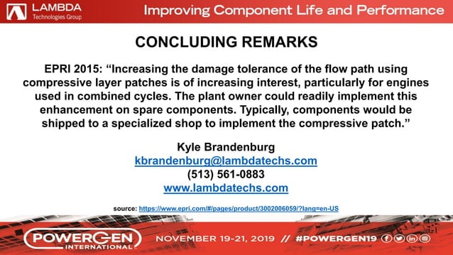 Lambda Technologies: Reduce Gas Turbine Operational Costs with Engineered Residual Compression | PPT
