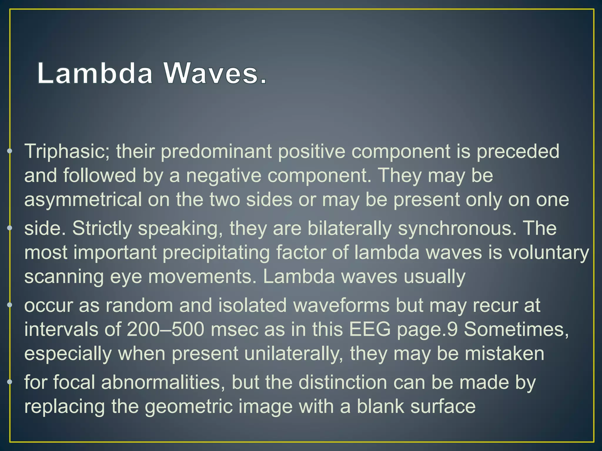 Lambda waves | PPTX | Physics | Science