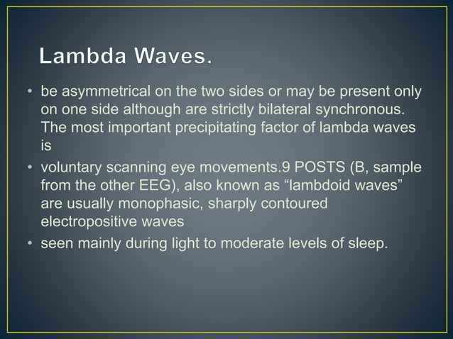 Lambda waves | PPTX | Physics | Science