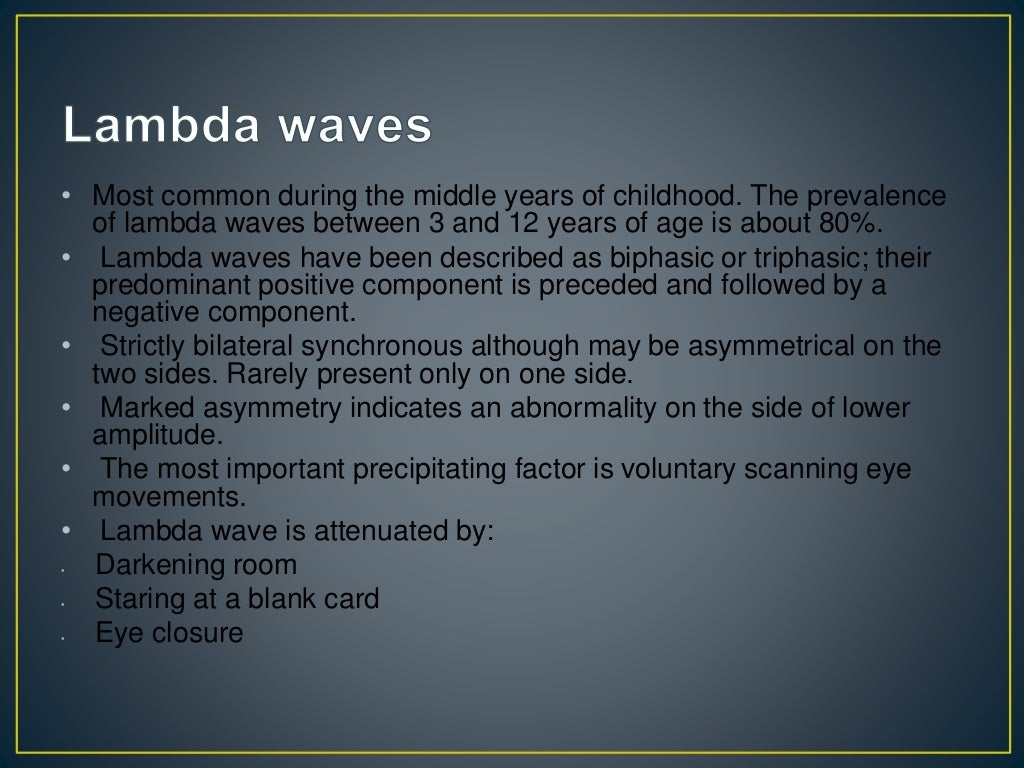 Lambda Waves