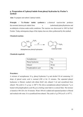 Organic Synthesis and Estimation of Functional Groups | PDF