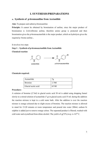Organic Synthesis and Estimation of Functional Groups | PDF
