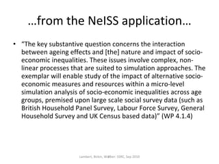 Sociological classifications and simulation models of social inequality ...