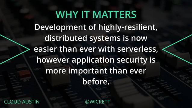 LambHack: A Vulnerable Serverless Application | PPT