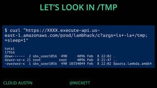 LambHack: A Vulnerable Serverless Application | PDF