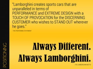 Lamborghini brand analysis | PDF