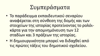 ΕΚΠΑΙΔΕΥΤΙΚΟ ΣΕΝΑΡΙΟ ΓΙΑ ΤΟ ΤΑΞΙΔΙ ΤΟΥ ΗΡΩΑ: ΔΗΜΙΟΥΡΓΙΚΗ ΓΡΑΦΗ ΚΑΙ ...