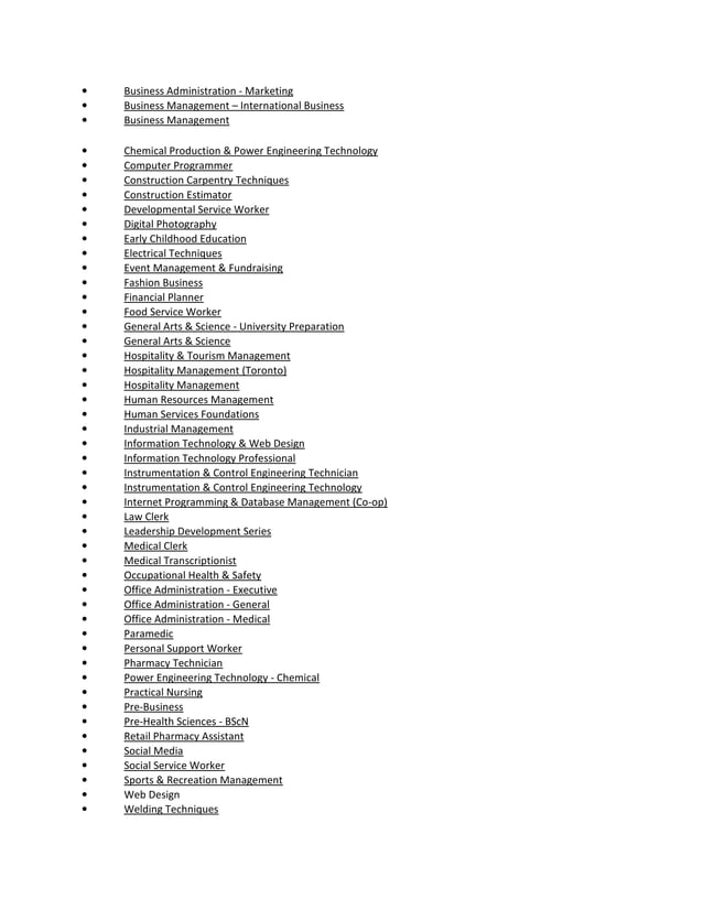 Lambton college | PDF