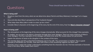 Lamb to the Slaughter | PPTX