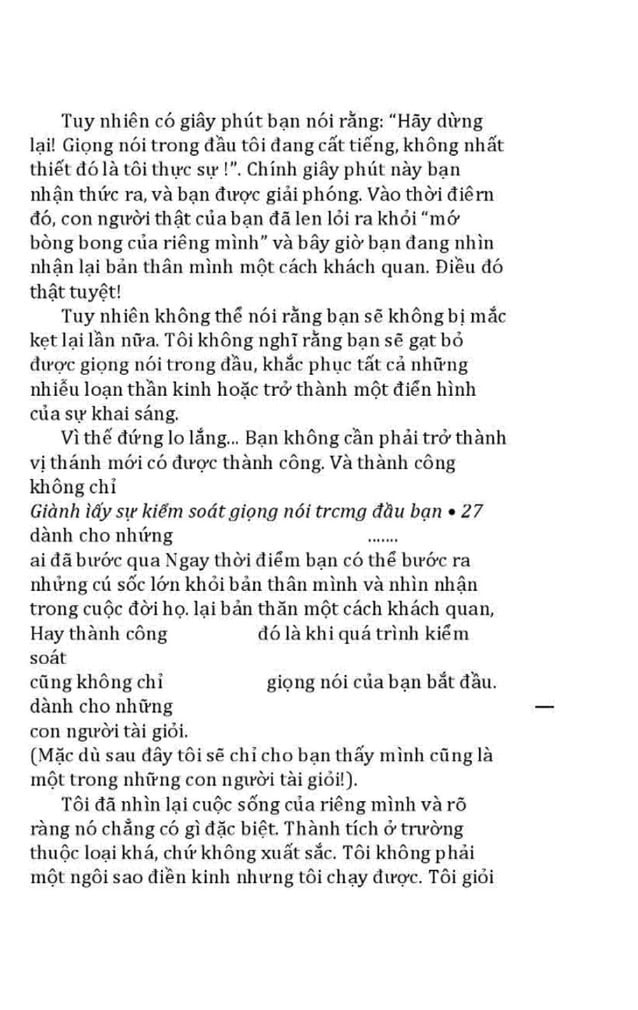 Làm chủ giọng nói trong đầu (Blair Singer) pdf | PDF