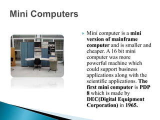 Types Of Computers Super Mainframe Mini Micro Computers, 45% OFF