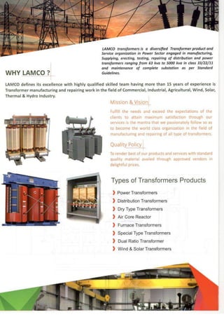 Lamco Corporate Brochure | PDF