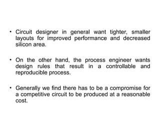 vlsi lambda rules and mos and bicmos circuits | PPT