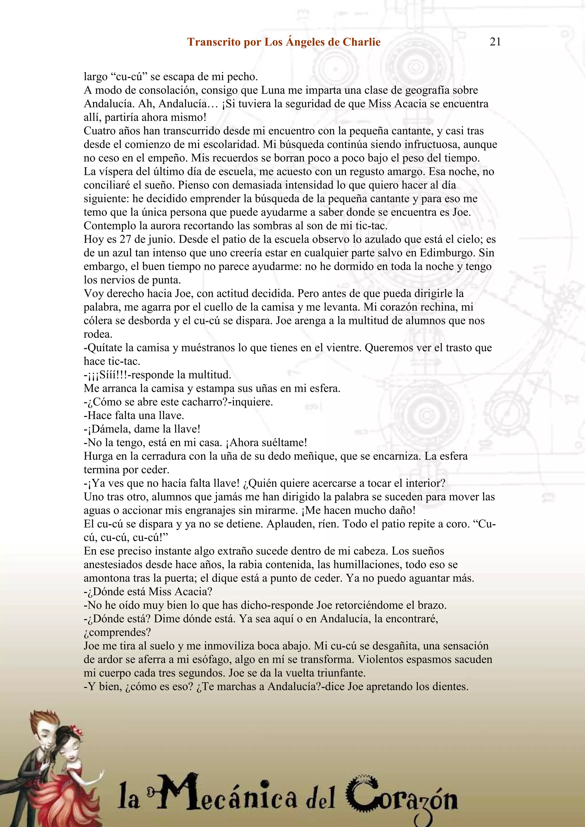 La mecanica del corazon de malzieu mathias | PDF